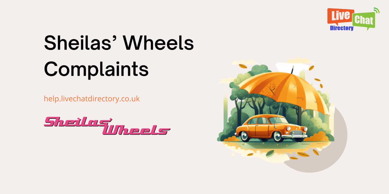 Sheilas’ Wheels Complaints - Live Chat Directory